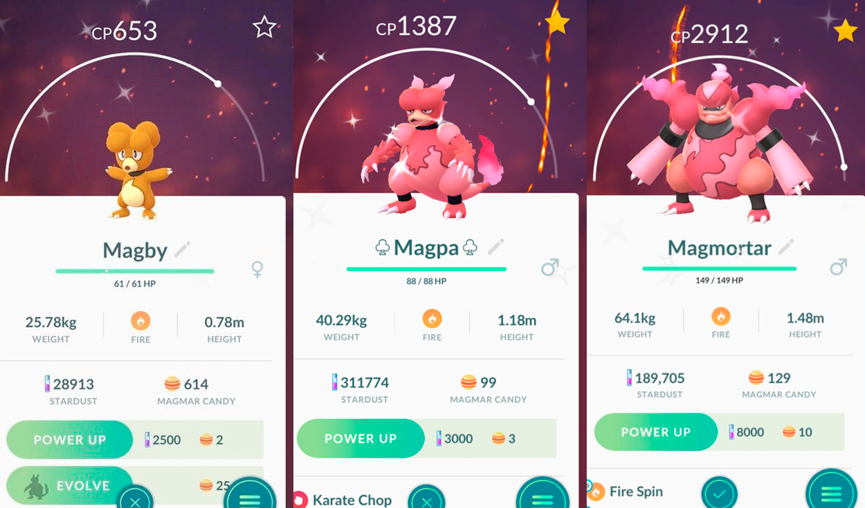 Evolución Del Magmar Magmar Neo Genesis 40/111 1st Edition
