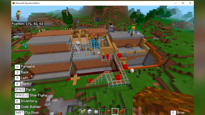 Escuela De Minecraft Ndash De Visita Construí Una Sede Para El