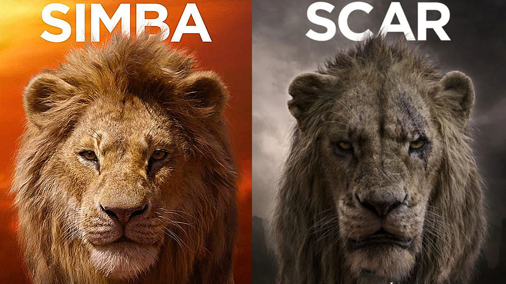 Pelea Entre El Rey León, Simba Y Scar
