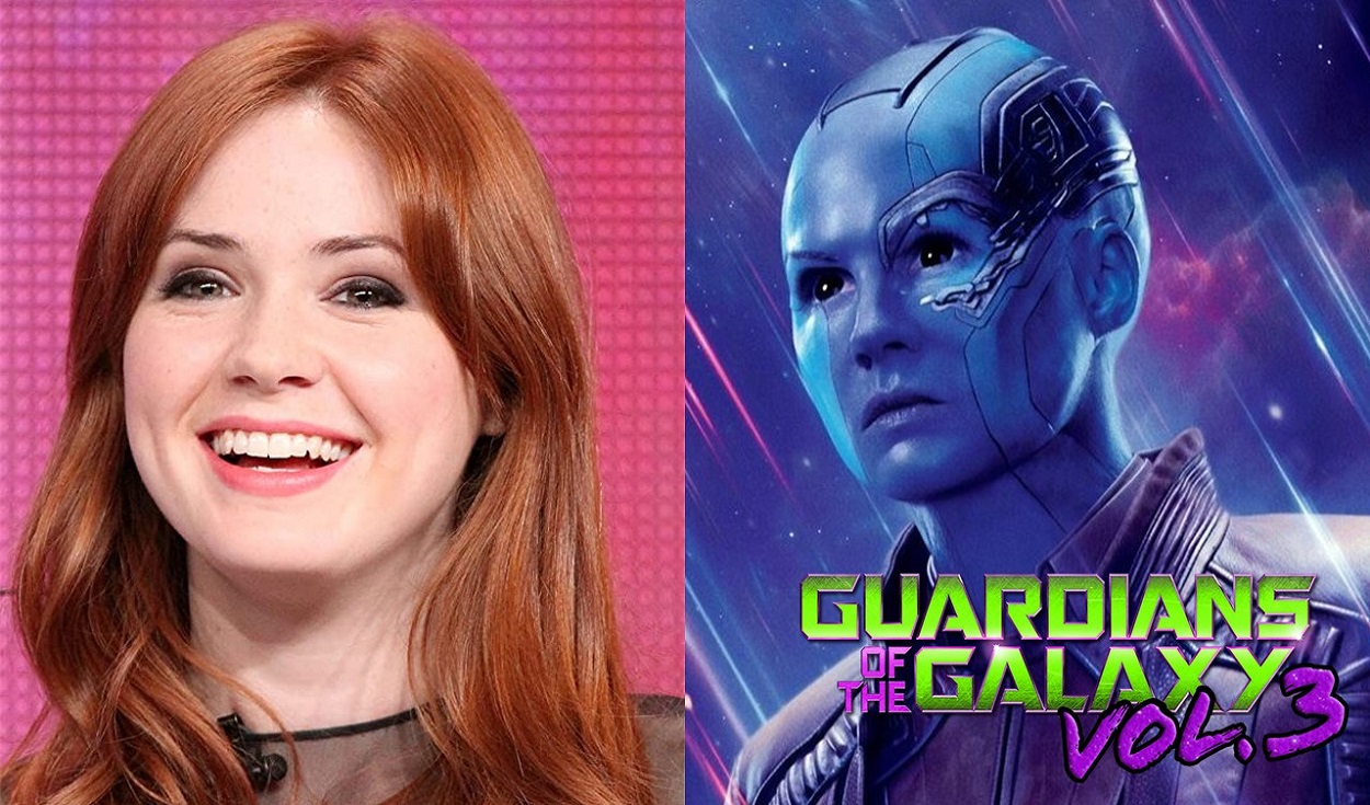 Karen Gillan Filmando Guardianes De La Galaxia The New Insight No