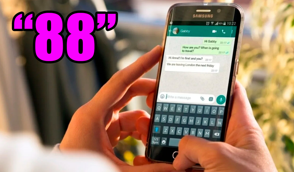 What Does It Mean When Someone Sends You The Number 88 On WhatsApp 