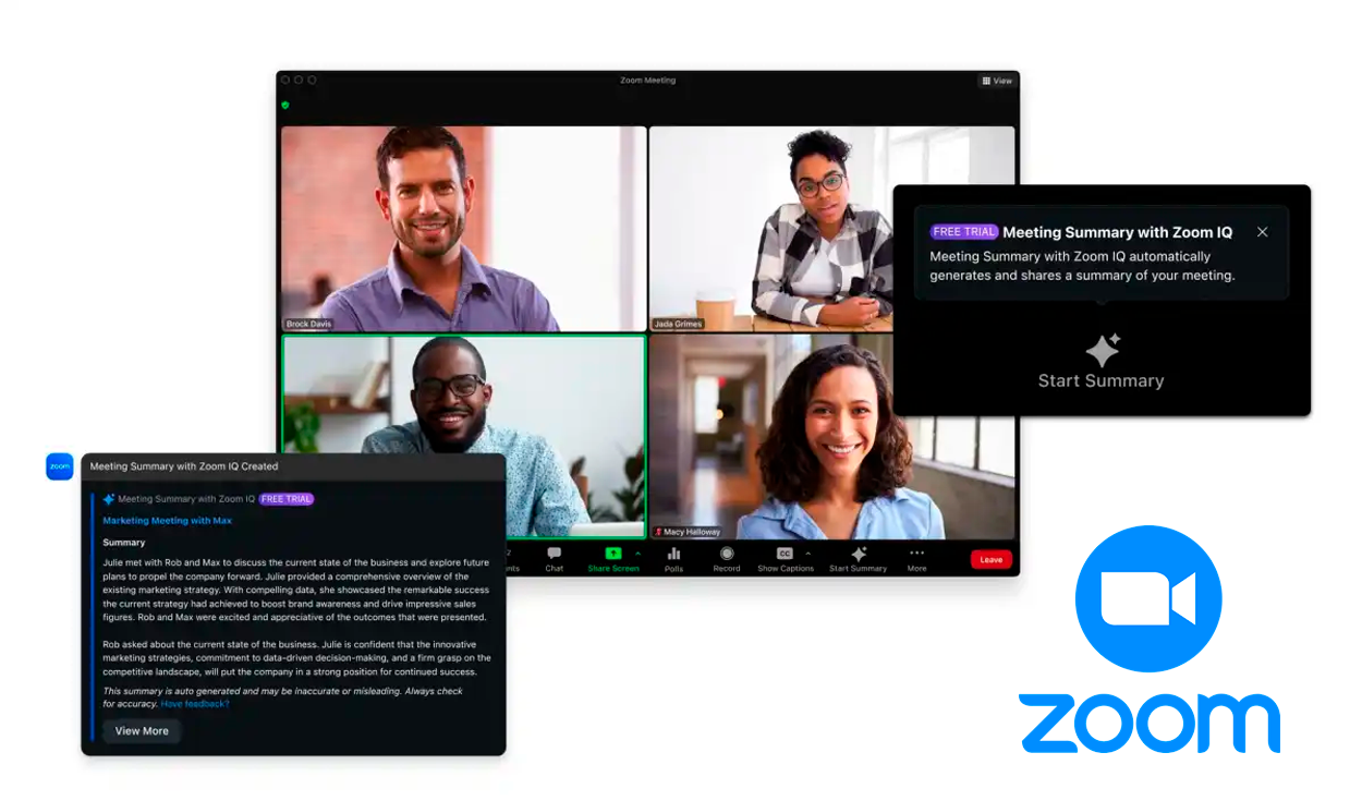 ¿Llegaste tarde a tu reunión de Zoom? Su nueva IA resume todo lo que se ...