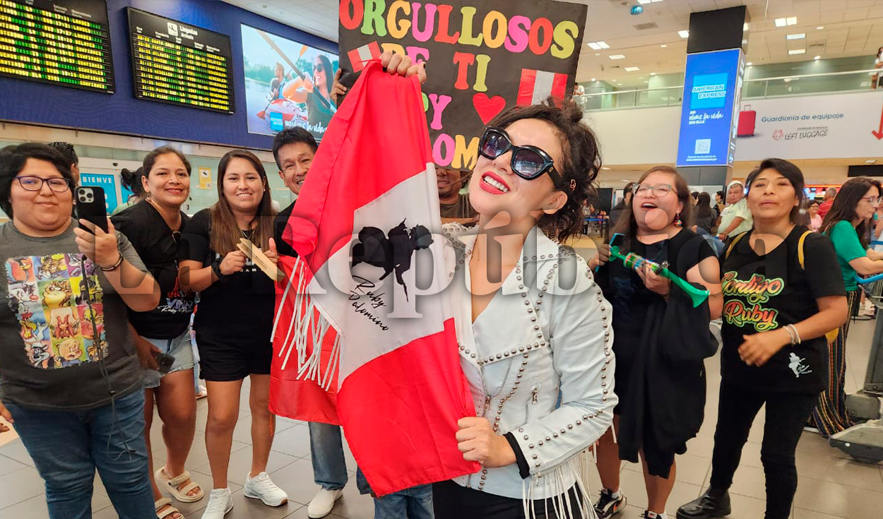 Ruby Palomino returns to Peru to applause and supports Lita Pezo: “We ...